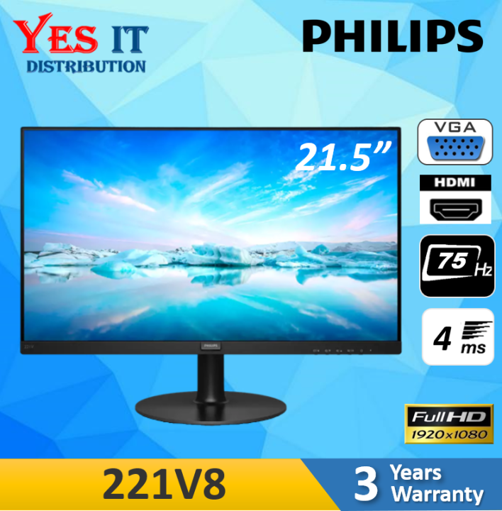 Philips 221V8 75Hz / 241V8 75Hz / 241V8B 100Hz 24 " Full HD IPS 4MS ...