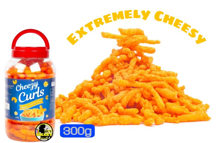 Cheezy Curls Cheese Flavored Snack 300g | Lazada PH