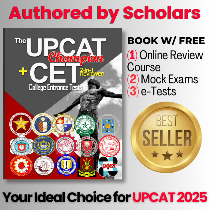 UPCAT & College Entrance Test 2-in-1 Reviewer | Lazada PH