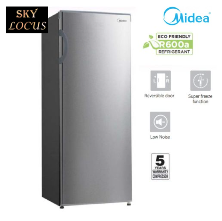 Midea MUF-208SD 188l upright freezer | Lazada PH