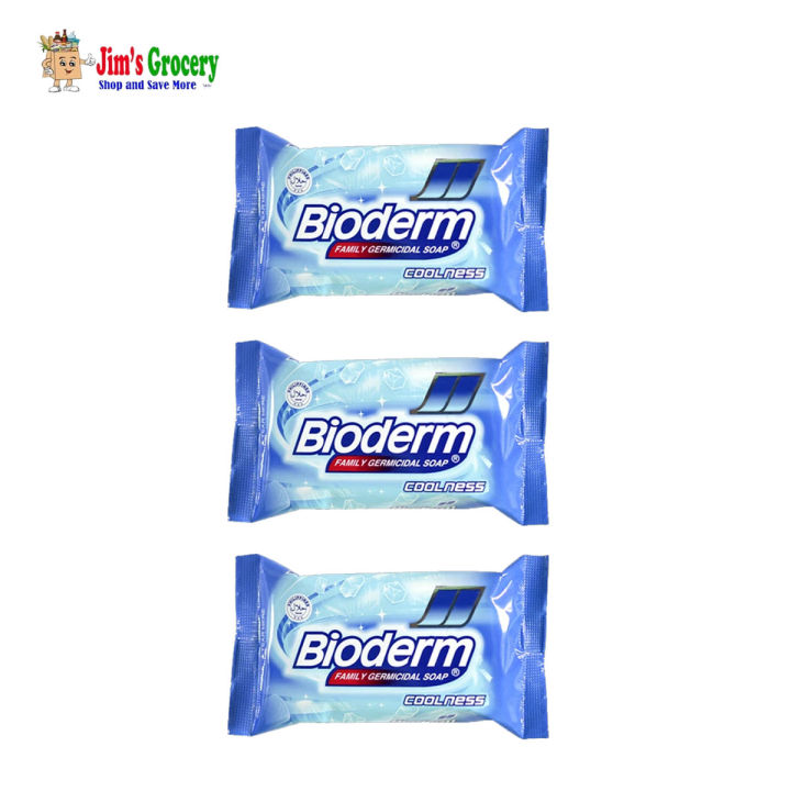 JIMS BIODERM GERMICIDAL SOAP COOLNESS (BLUE) 60G (BY 3) | Lazada PH