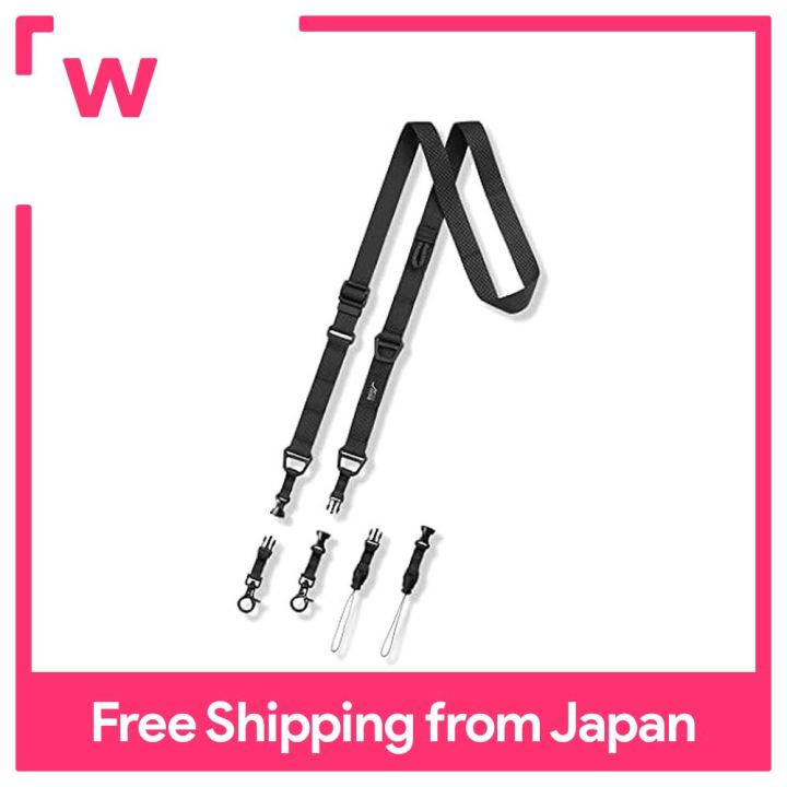 [ROOT CO.√] GRAVITY UTILITY WEBBING NECK/SHOULDER LOOP (Black) | Lazada PH