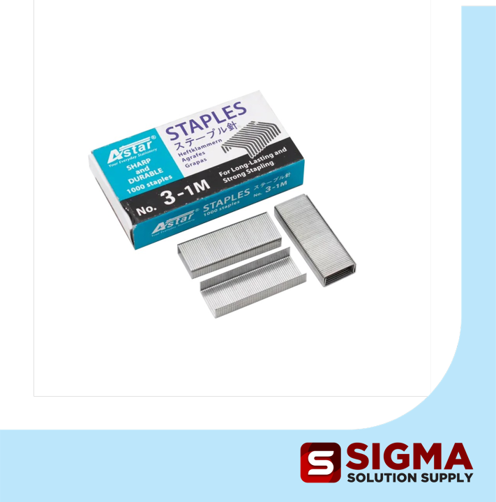Astar Staples (3-1M) Bullet Dawai Kokot Ubat Stapler | Lazada