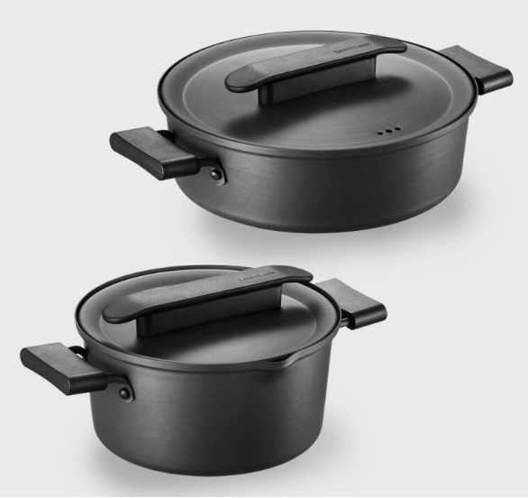 LocknLock Light and Easy One Cook Double handled Hard Anodized Aluminum ...