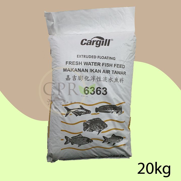 CPR FEED / 6363 fresh water fish feed 18% 20kg (floating, makanan ikan ...