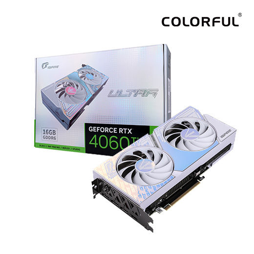 Colorful iGame GeForce RTX™ 4060 Ti Ultra W DUO OC 16GB-V Graphics Card ...