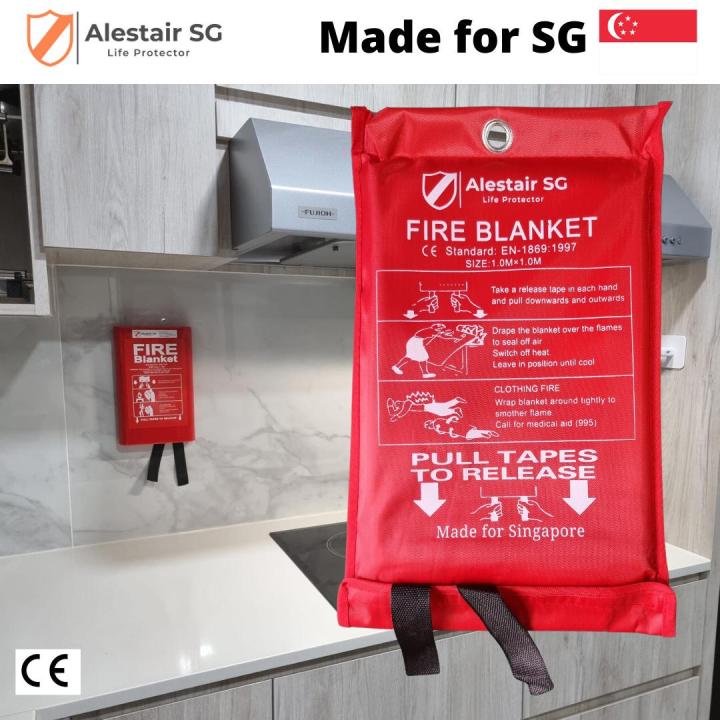 MADE FOR SG Fire Blanket/Escape Cloak (1mx1m, 1.2m x 1.2m, 1.2m x 1.8m ...