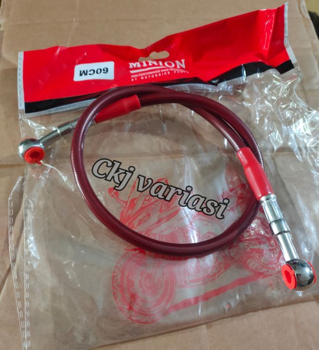 Selang rem belakang warna 60cm - selang rem variasi motor universal ...
