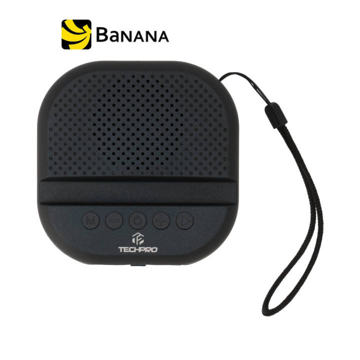 ลำโพงบลูทูธพกพา TECHPRO รุ่น LP-V67 สี Navy Blue by Banana IT | Lazada.co.th