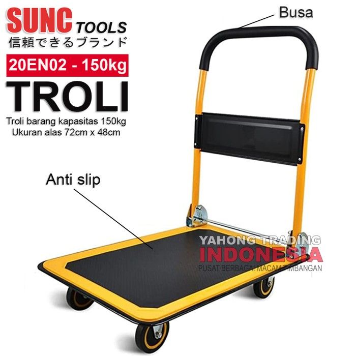 TROLLEY LIPAT / TROLLY / TROLI LIPAT SERBAA / TROLI BESI 150KG - WOOJIA ...