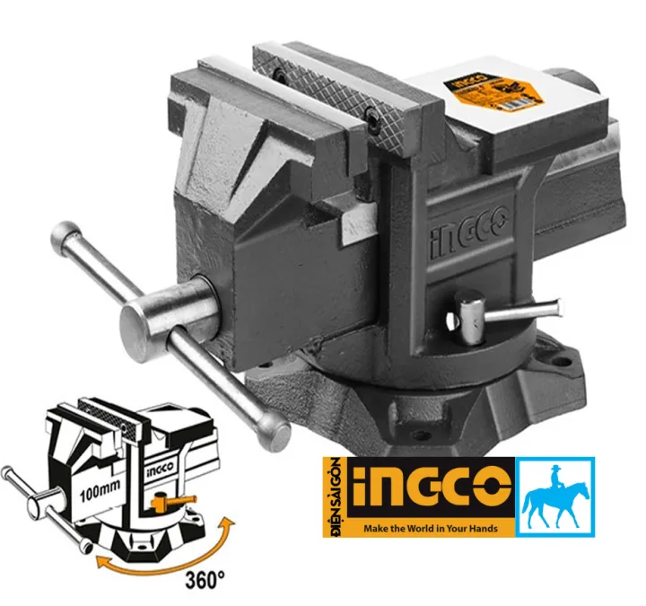 Ê tô eto kẹp 100mm 4inch Bench Vice INGCO HBV084 | Lazada.vn