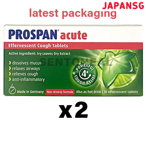 Prospan Acute Effervescent Cough Tablets 10 tablets x 2 - Cough ...
