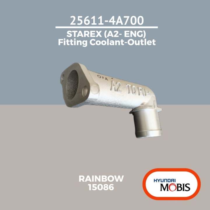 256114A700 Fitting Coolant -Outlet for HYUNDAI Starex A2-Eng. [Mobis ...
