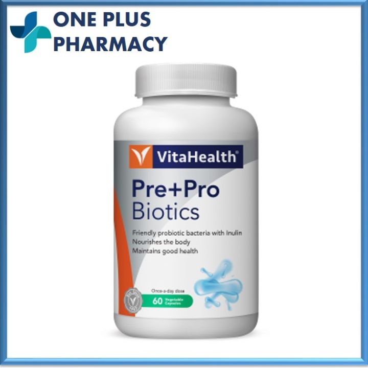 VitaHealth Pre+Pro Biotics 60's [EXP 02/2026] / Probiotics | Lazada