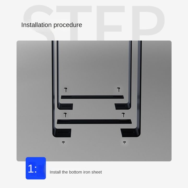 1 Set Under Desk PC Mount Bracket for Computer Case Computer Mainframe ...