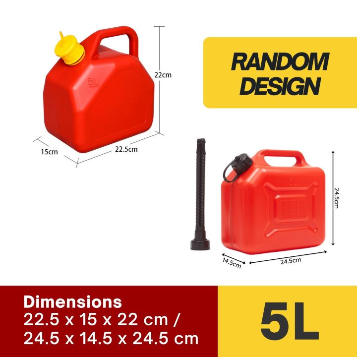 Petrol Storage Tank 5L/ 10L/ 20L Oil Tank Petrol Tank Motorcycle Car Jerry Can Petrol Tong ...
