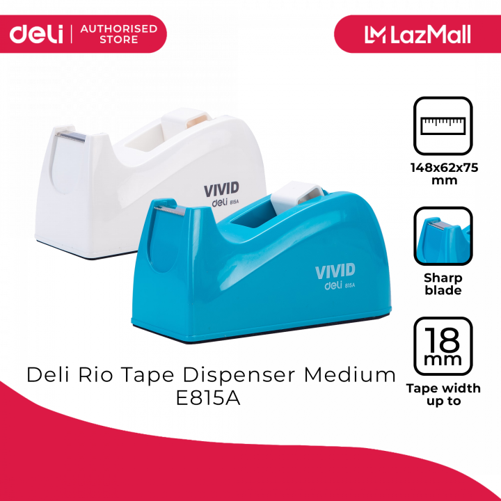 Deli Rio Tape Dispenser Medium E815A [7525815A] | Lazada PH