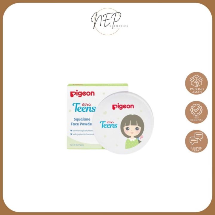 Pigeon Teens Squalane Face Powder 12g / Bedak Tabur | Lazada Indonesia