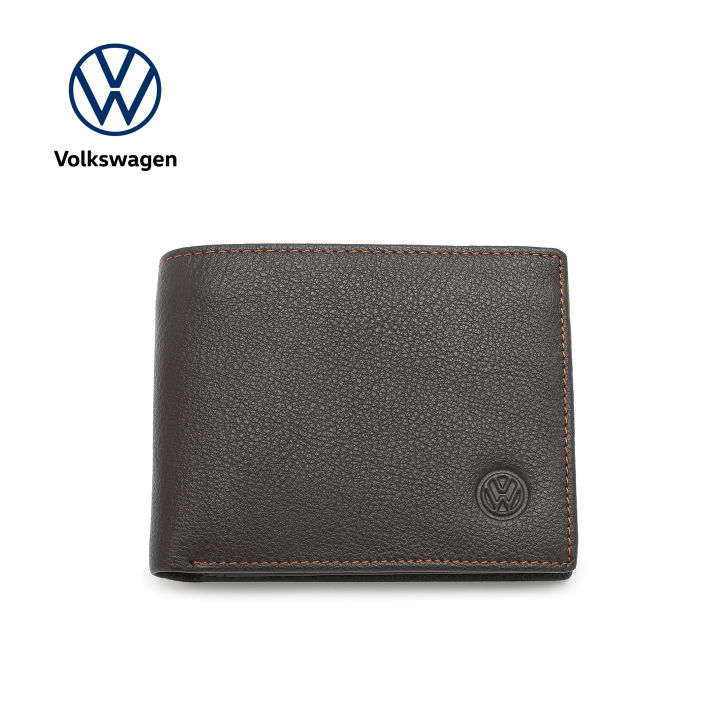 Volkswagen Genuine Leather RFID Short Wallet VWW 135 Dark Brown | Lazada PH