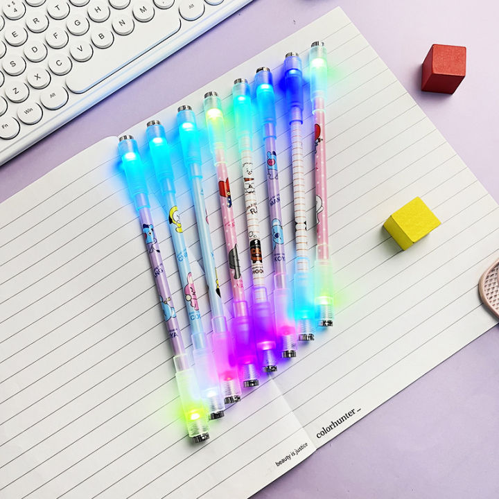 Spinning Pen Rolling Finger Rotating Balance Pen Creative Luminous ...