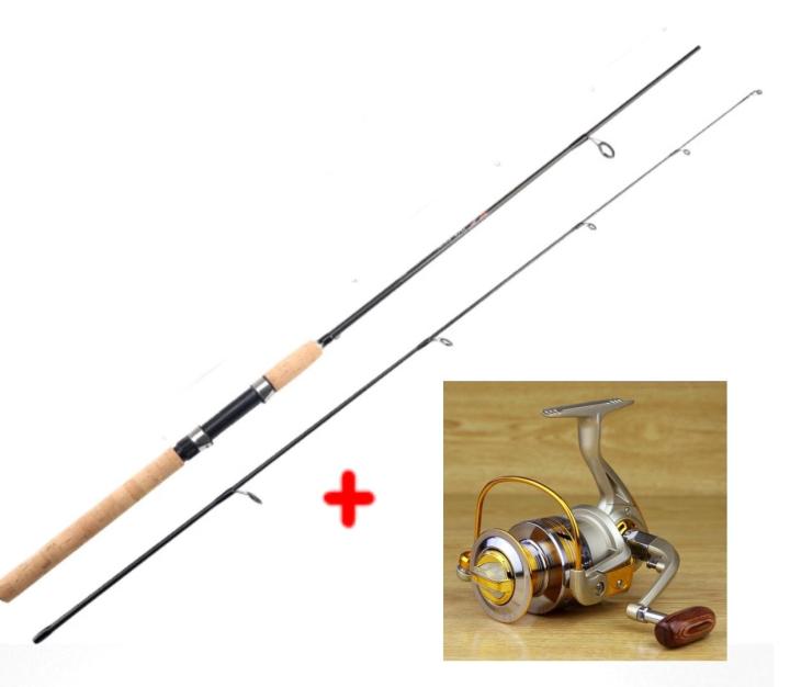 คันสปิ่นนิ่งด้ามไม้ก็อก IV6 7ฟุต + รอกEF1000 | Lazada.co.th