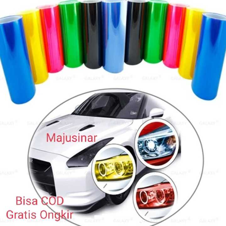 Stiker / Stiker Lampu Motor / Mobil / Sticker Smoke Hybrid Gossy ...