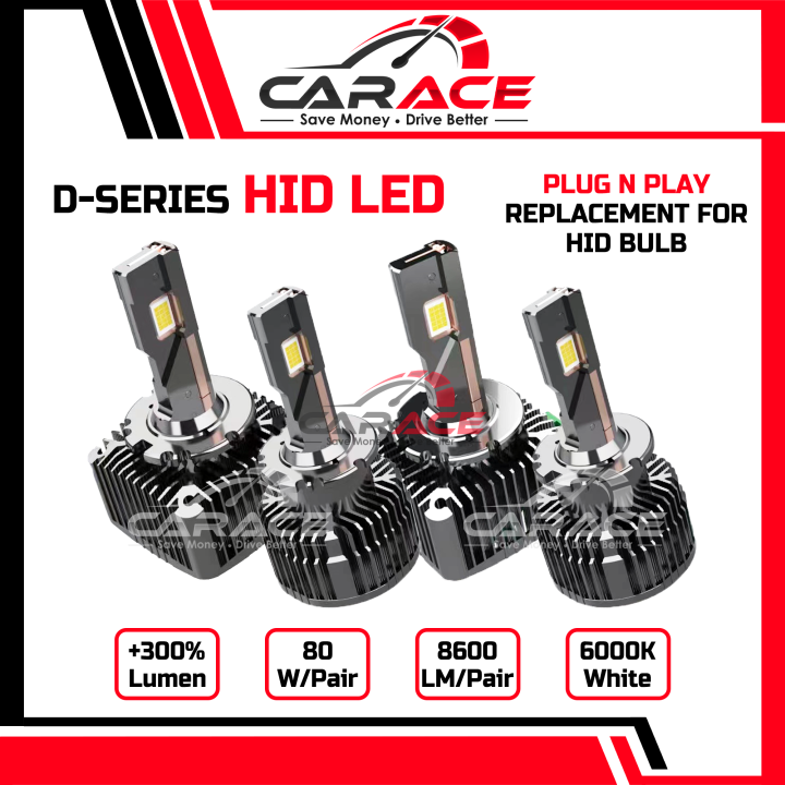 HID to LED D-Series Car LED 1:1 Headlight Headlamp HID Bulb D1S D2S D3S D4S HID LED Bulb Super ...