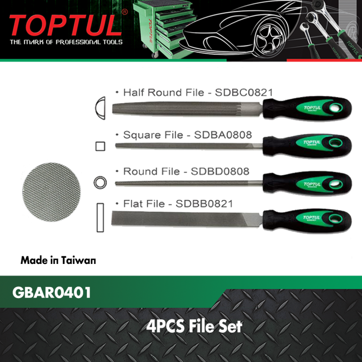 Toptul 4PCS File Set | Lazada PH