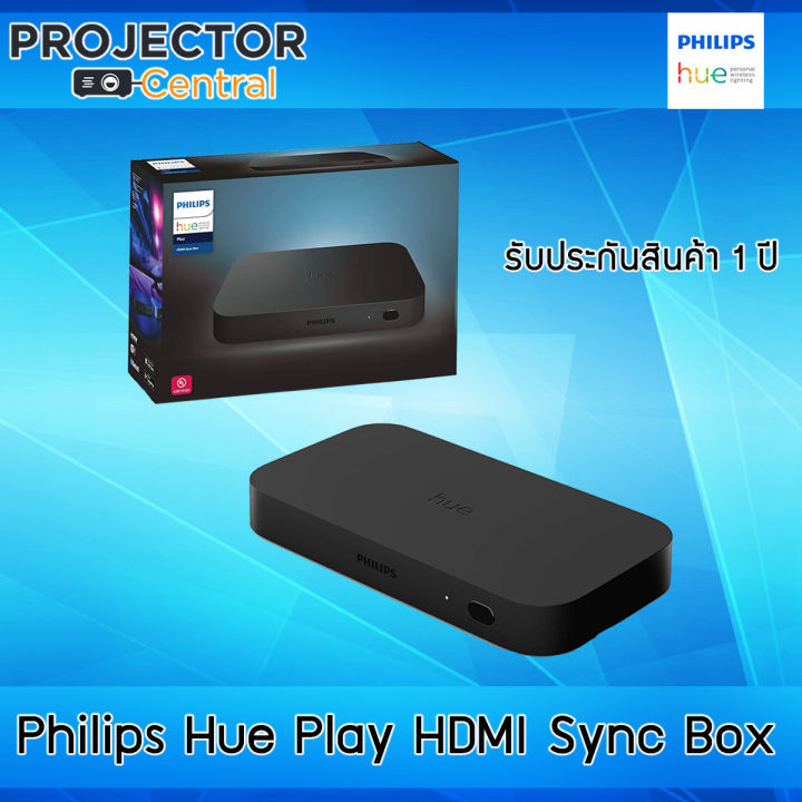 Philips Hue Play HDMI Sync Box to Colored Lights With Music, Movies ...
