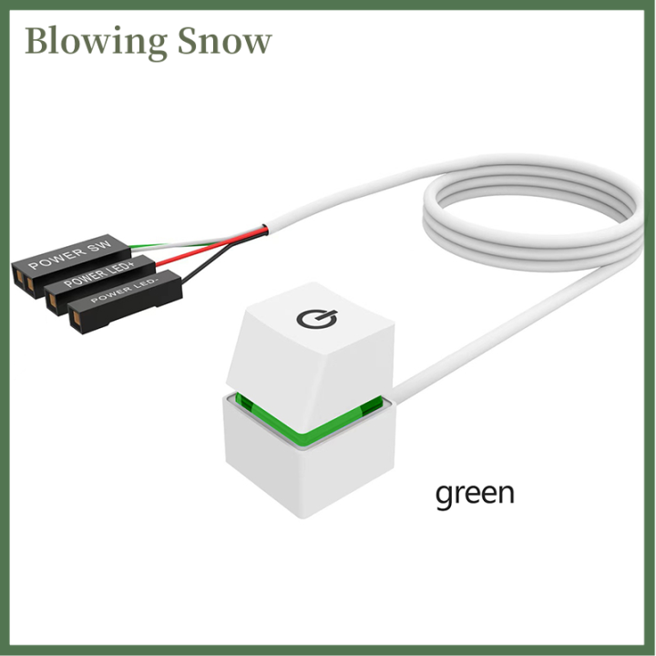 Blowing 2M Colorful Lights Desktop Computer Power Switch PC Motherboard ...