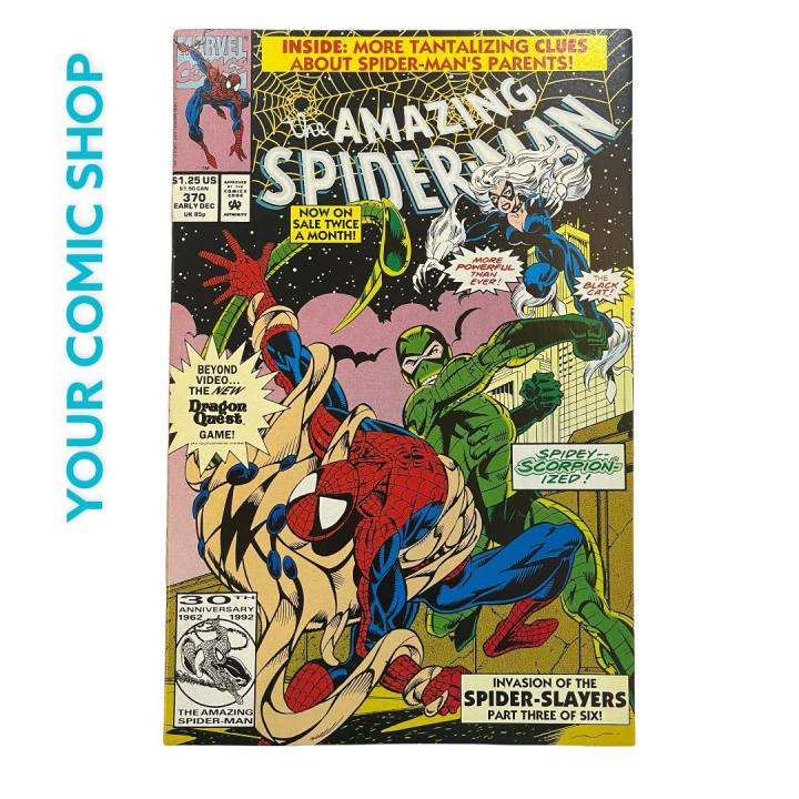 Amazing Spider- Man 370 Published Dec 1992 by Marvels Script by David ...