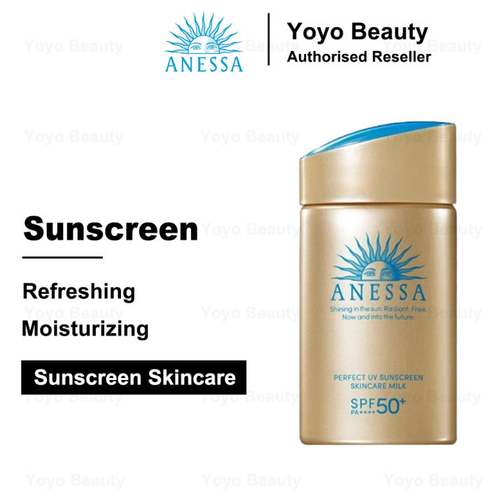 Anessa Perfect UV Sunscreen Skincare Milk Sun Cream Spf 50+ for Face Outdoor- 60ml | Lazada PH