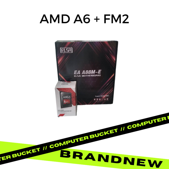 Motherboard and Processor Bundle AMD A6 + FM2 | Lazada PH