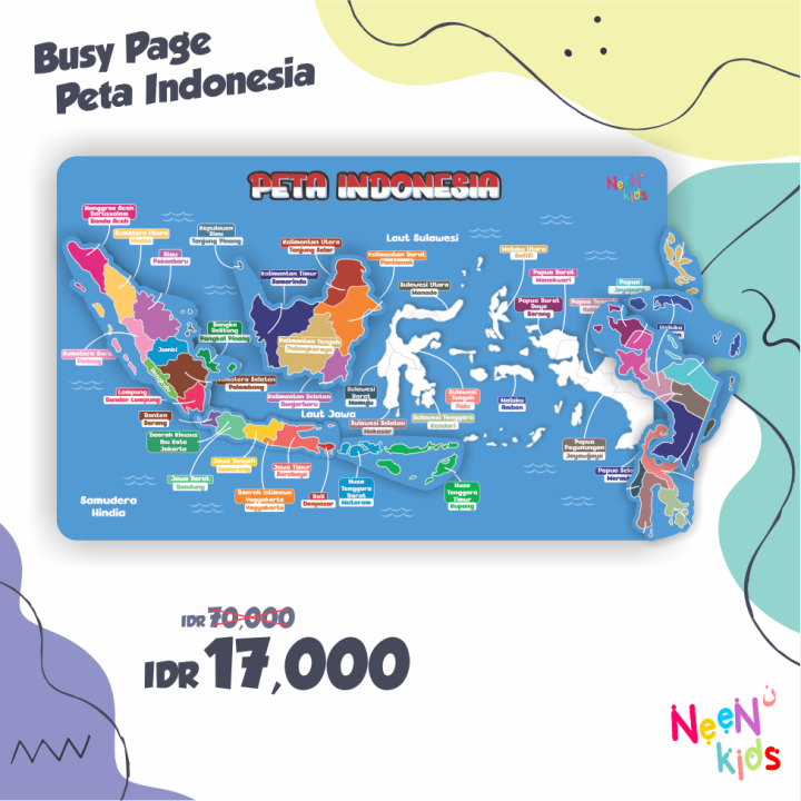 Neenkids Mainan Montessori Menempel Puzzle Edukasi Anak Paud Worksheet ...