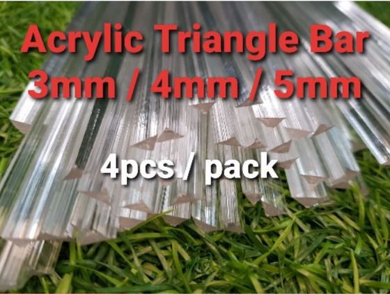 Acrylic Triangle Bar for DIY project | Lazada