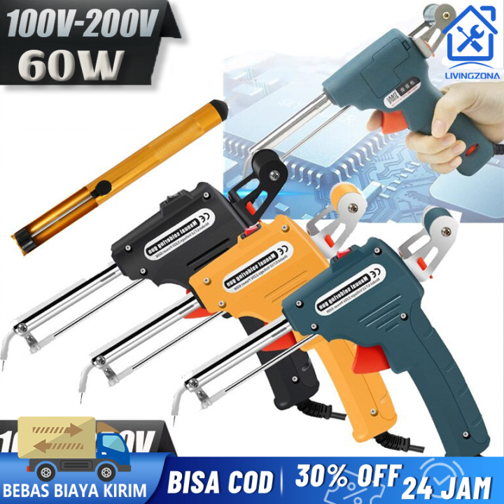 Solder Tembak Otomatis Tin Gun - Iron Automatic Tin Gun 60W Solder ...