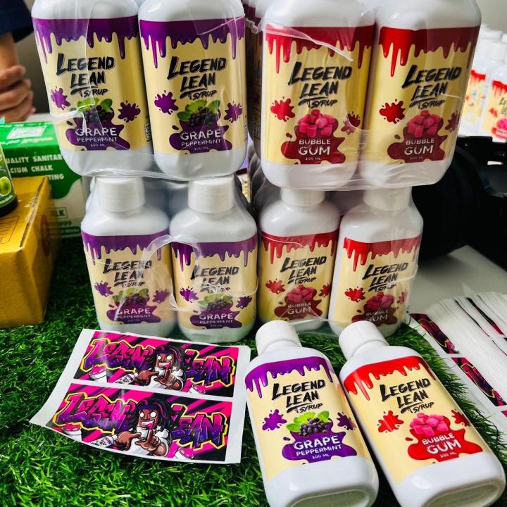 [ราคาส่ง] legend lean syrup รีน รสองุ่น,หมากฝรั่ง น้ำหวานเข้มข้น ไซรัป ...