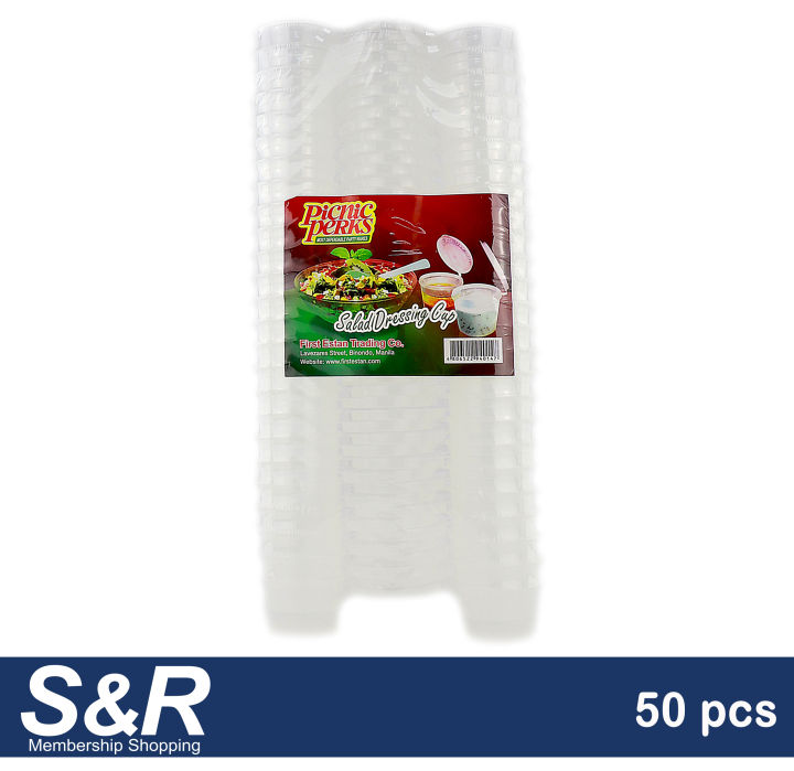 Picnic Perks Salad Dressing Disposable Plastic Cup 50 pcs | Lazada PH