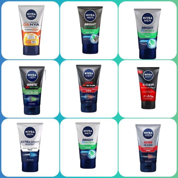 NIVEA MEN Extra Bright 10xEffect Dark Spot Minimizer Foam 100ml/Nivea ...
