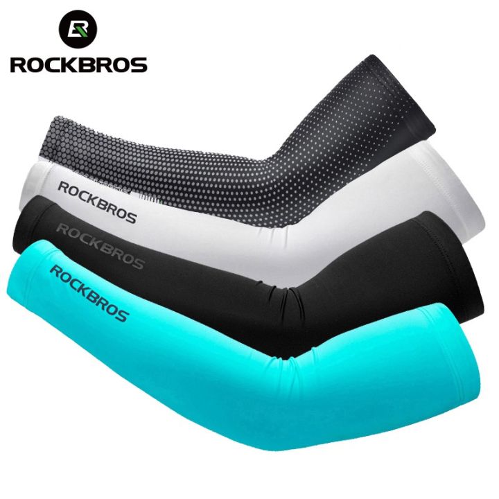 ROCKBROS ice fabric breathable and UV resistant running arm guards ...