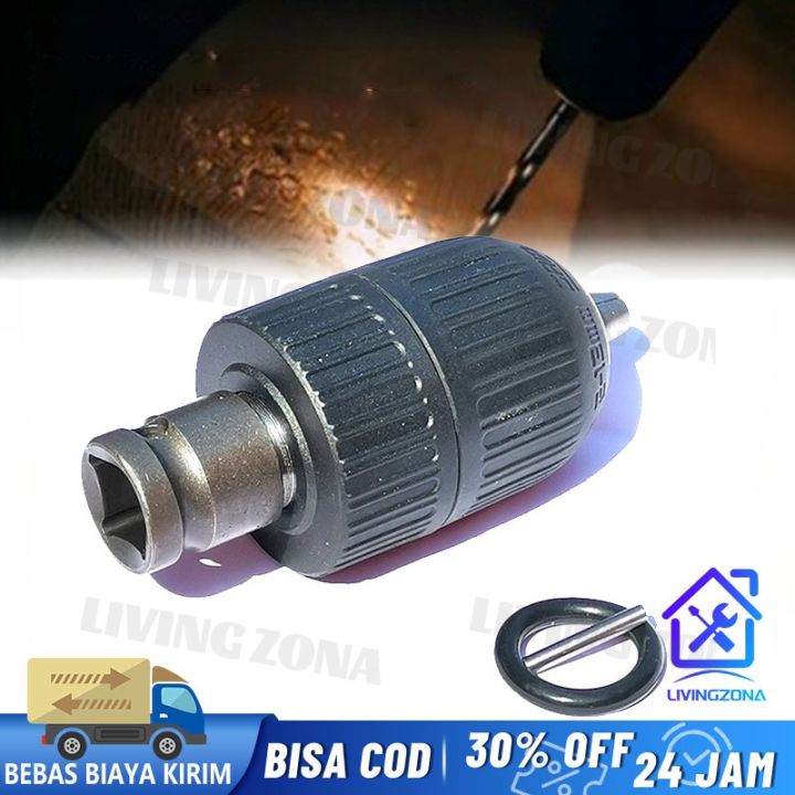 Kepala Bor Keyless 2-13mm 1/2-20UNF / Kepala Bor Impact Wrench ...
