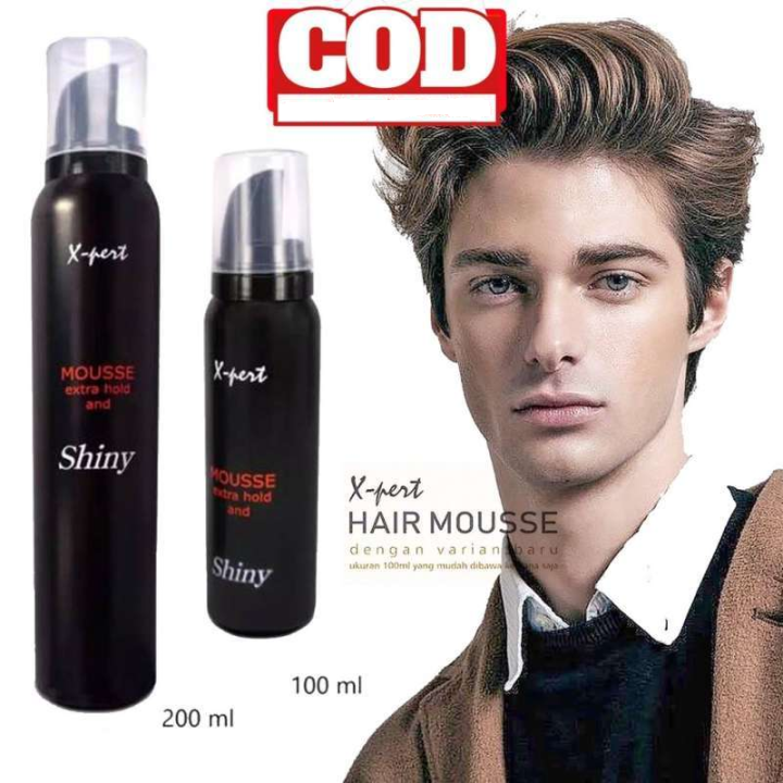 X-pert / xpert Mousse Extra Hold and Shiny Foam Rambut 100 200ml | Lazada Indonesia