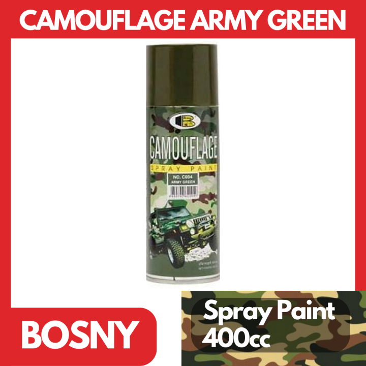 Bosny Army Green - Matte Spray Paint 400cc | Lazada PH