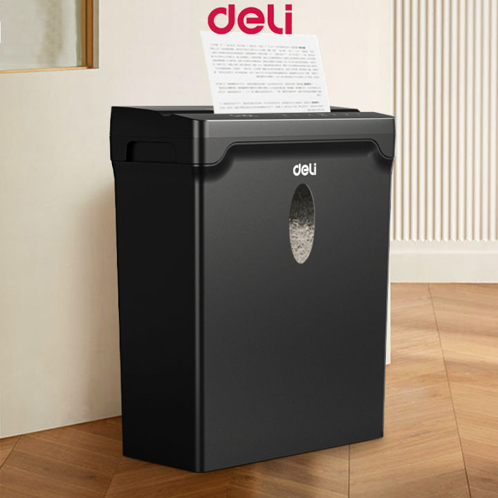 Deli 10L High Capacity Paper Shredder 5 Sheets Automatic Paper Shredder ...
