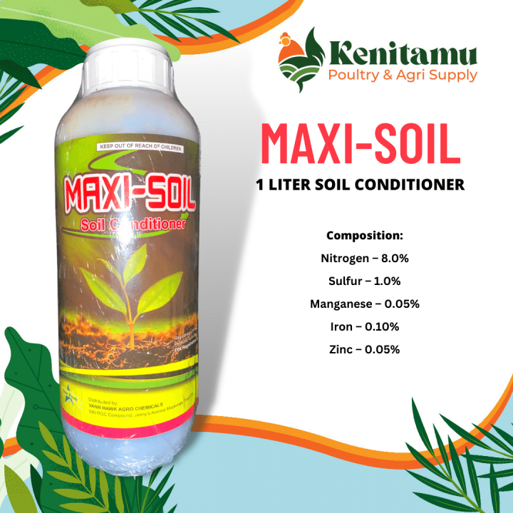 MAXI SOIL 1 LITER SOIL CONDITIONER BY: VANN HAWK FOR PLANT CARE AND ...