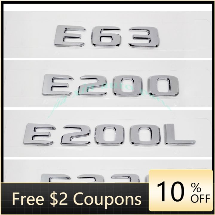 NEW For Mercedes W204 W212 AMG Rear Sticker For Benz E63 E200 E200L ...