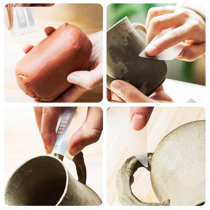 Loviver Pottery Rib Tool Pottery Smoothing Tool for DIY Smooths Shapes ...