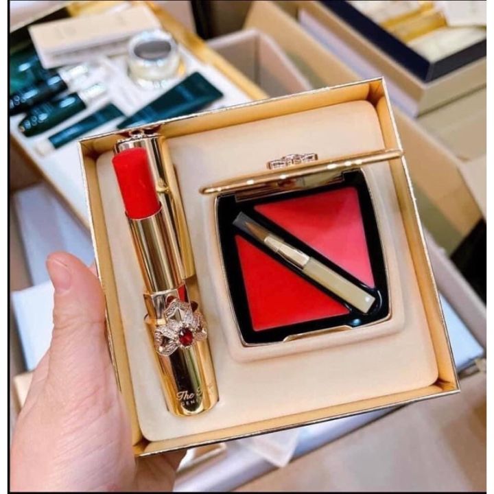 Set son dưỡng môi Ohui The First màu red | Lazada.vn