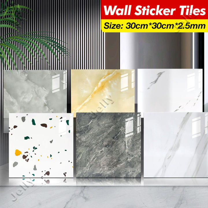 Marble Wall Tiles DIY Adhesive Wallpaper Waterproof Foam PVC Wall ...