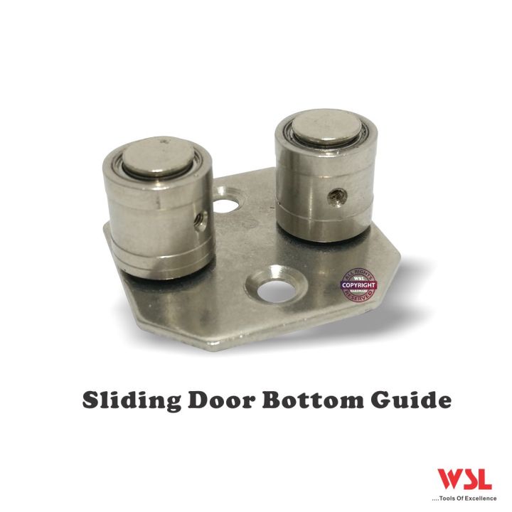 Stainless Steel Sliding Door Bottom Guide with double roller | Lazada